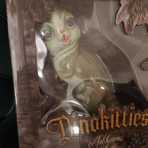 Mab Graves Dino Kitty Green New In Box Vinyl Toy Depop