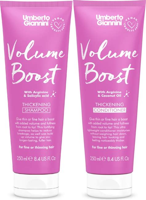 Umberto Giannini Volume Boost Thick Tastic Haarverzorging Geschenkset Voor Fijn Dun