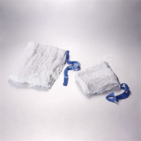 Disposable Lap Sponge With Blue Loop Lap Sponge And Cotton Lap Sponge