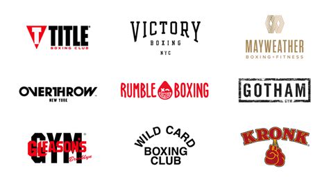 Best Examples Of Boxing Gym Logos