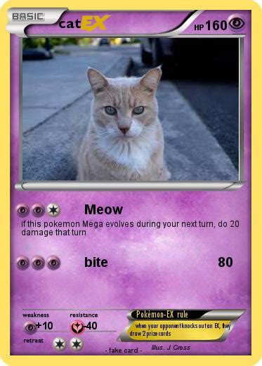 Pokémon cat 3281 3281 Meow My Pokemon Card