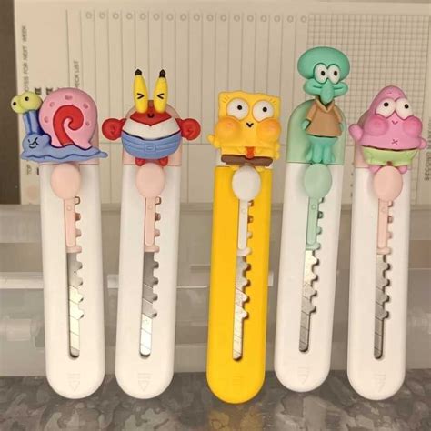 Squarepants Cartoon Spongebob Utility Knife Patrick Star Mini Knife