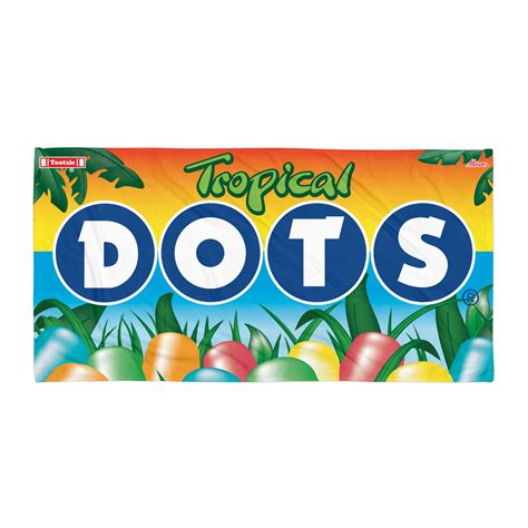 Tropical Dots Towel