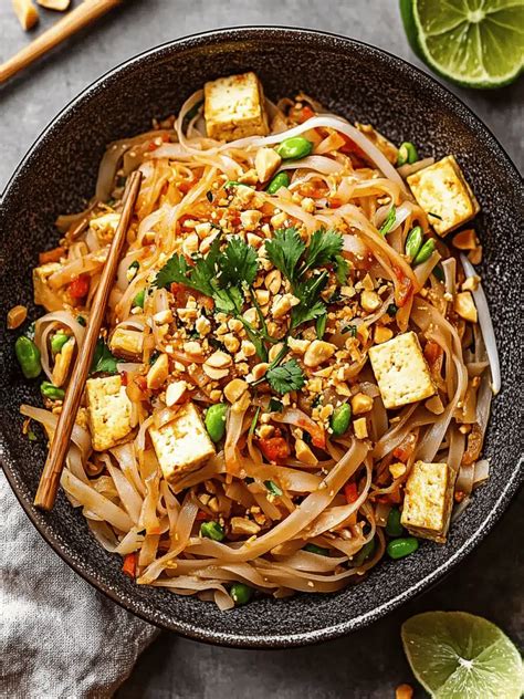Delicious Tofu Pad Thai Quick Vegan And Super Flavorful Recipes By