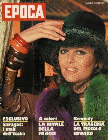 Claudia Cardinale Epoca Magazine March 1974 Cover Photo Italy