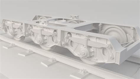 Bogie Train Free 3d Model Obj C4d Fbx Free3d