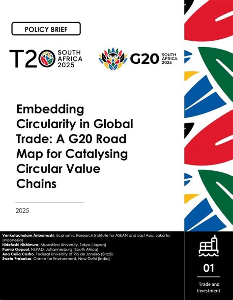 Embedding Circularity In Global Trade A G20 Road Map For Catalysing