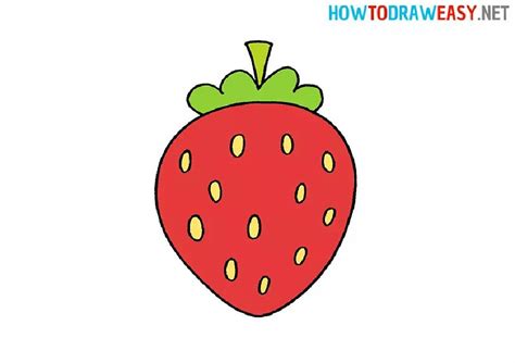 20 Easy Strawberry Drawing Ideas How To Draw A Strawberry