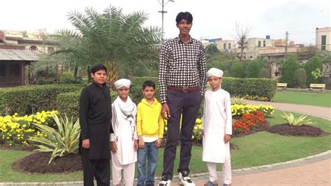 Cricket Mudassir Gujjar Of Pakistan Dreams To Become The Tallest