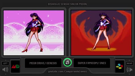 Bishoujo Senshi Sailor Moon All Transformations Side By Side