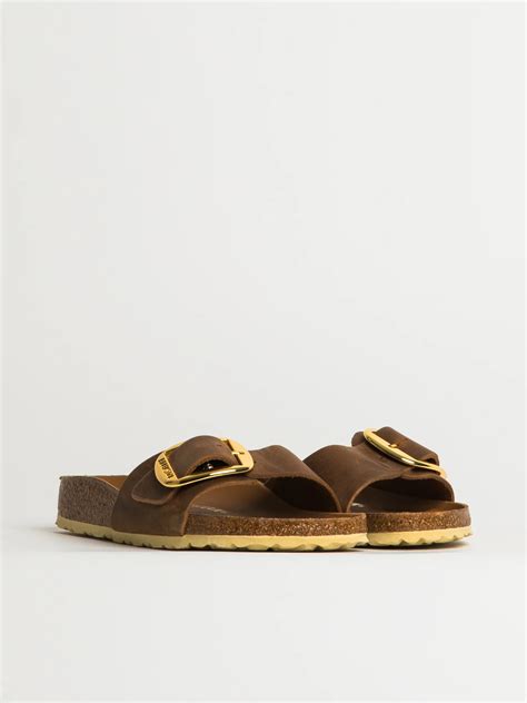 Womens Birkenstock Madrid Big Buckle Oiled Leather Sandals Medium