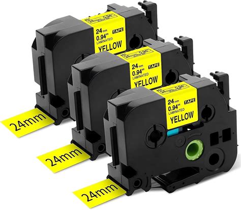 24mm Label Tape Replacement For Brother Label Printer Tape Ptouch Tze