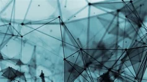 Abstract Motion Background Digital Plexus Polygon Data Networks