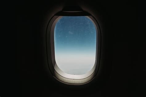 Premium Photo Airplane Window