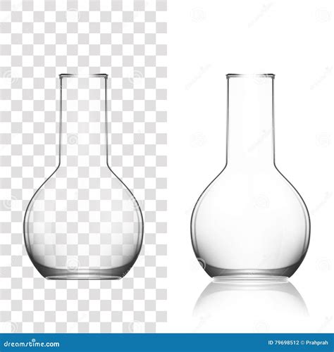 Beaker With Glass Rod And Liquid Icon Vector Illustration