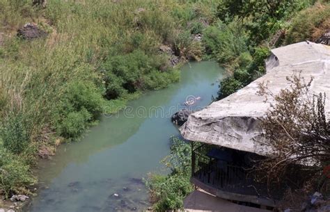 The Waters Of The Famous Yarmouk River Stock Image Image Of Waterway
