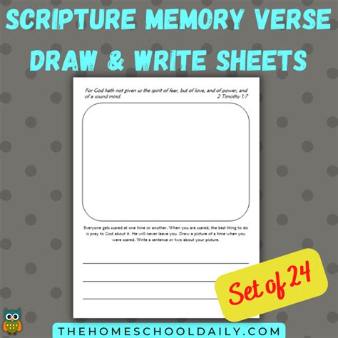 Scripture Memory Verse Pack The Homeschool Daily