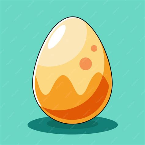 An Egg In Cartoon Style Premium Ai Generated Image