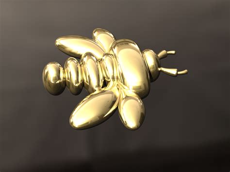 Stl File Bee Pendant・3d Printing Design To Download・cults