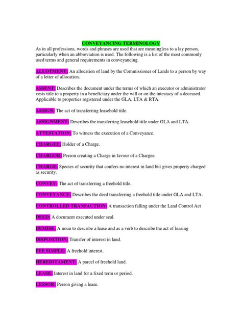 Conveyance Of Property In Kenya Pdf Conveyancing Mortgage Law