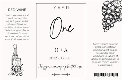 Wine Label Template Size
