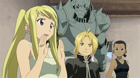 Winry Al Ed Paninya Fullmetal Alchemist Fullmetal Alchemist Brotherhood Alchemist