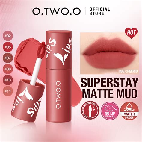 O Two O Lipmud Lipgloss 6 Colours Lipmud Lipgloss 6 Warna Shopee Malaysia