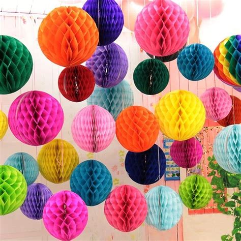 Tissue Paper Honeycomb Garland