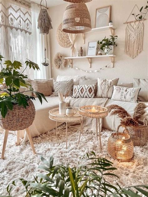 Wohnzimmer Ideen Im Boho Style Depot 💚 📸 Ig Interiorsari Wohnung Dekoration Boho Chic