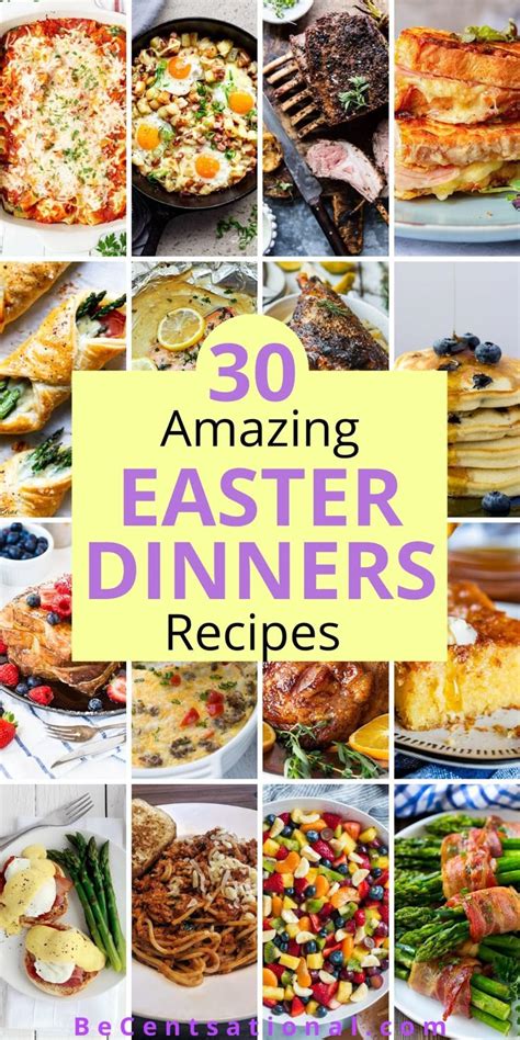 Easy And Delicious Easter Dinner Recipes Easter Dinner Recipes