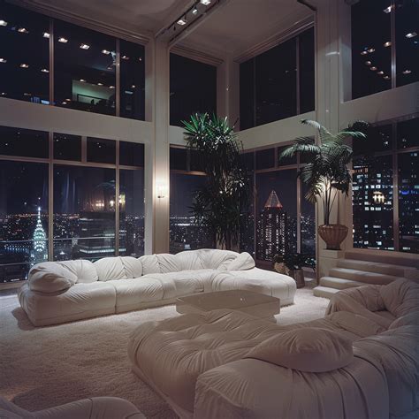 Luxury 80s House Timeless Opulence In Retro Grandeur