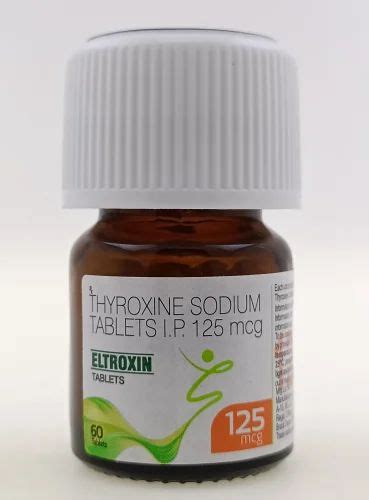 Eltroxin Thyroxine125 Mg Tablet At Rs 12168bottle In Mumbai Id