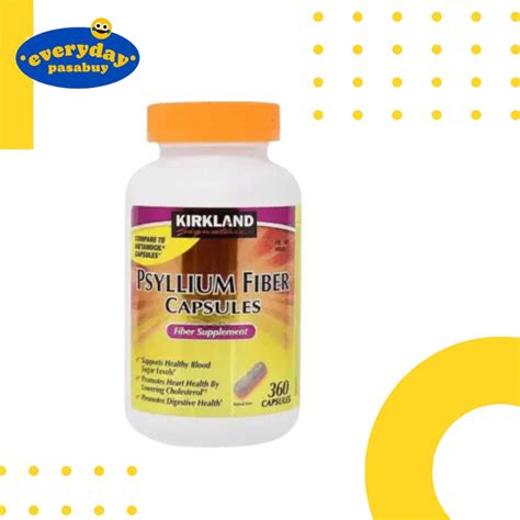 Costco Kirkland Psyllium Fiber Capsules At James Kornweibel Blog