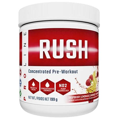 Pro Line Rush Pre Workout 30 Servings Buy Supplements Online