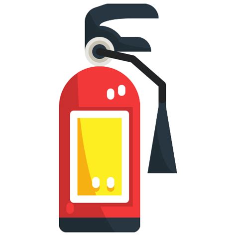 Fire Extinguisher Justicon Flat Icon