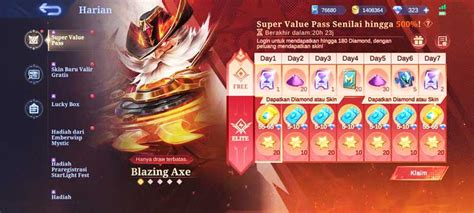 Apa Itu Super Value Pass Mobile Legends Dan Cara Belinya