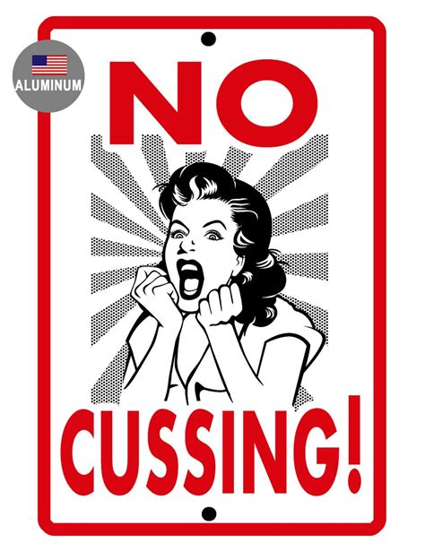 No Shouting Sign
