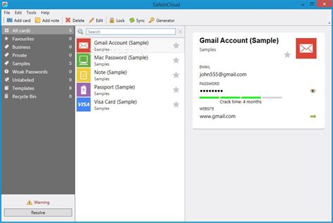Safe In Cloud Review Access A Password Database From Multiple Devices