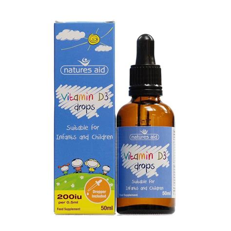 Vitamin D3 Drops Natures Aid At Salvador Kress Blog