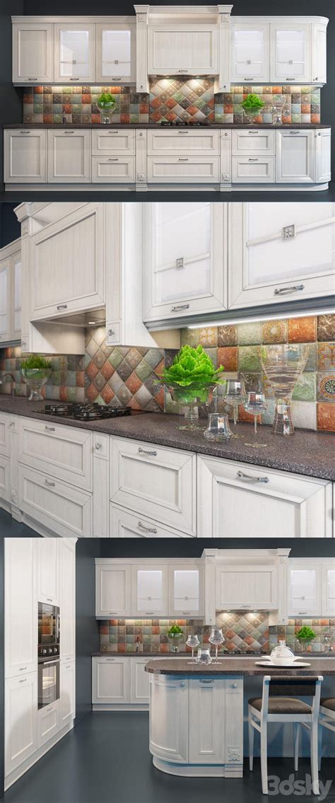 دانلود مدل سه بعدی آشپزخانه Kitchen Beatrice The Company Yavid بانک مدل آبجکت و تکسچر سه بعدی