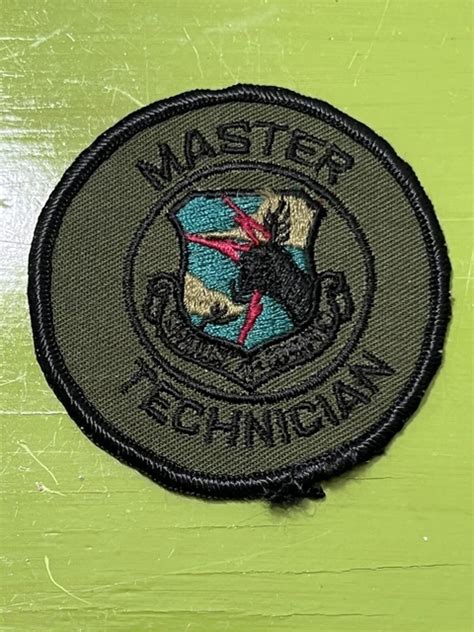 Usaf Flight Suit Patch Strategic Air Command Master Team Chief £8 80 Picclick Uk