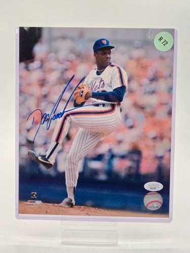 Dwight Gooden New York Mets Signed 8x10 Photo Jsa Cert Ebay
