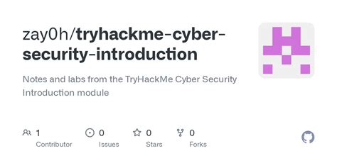 Tryhackme Cyber Security Introductionmodule 2 Cyber Security Network