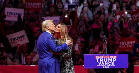 Donald Trump And Melania Msg Rally Kiss Is Viciously Attacked By Nasty