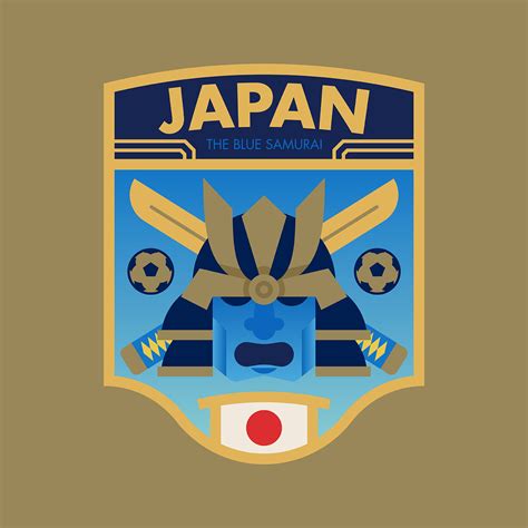 Insignias De Fútbol De La Copa Mundial De Japón Descargar Vectores