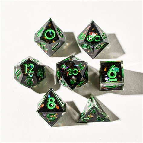 Healer Rpg Themed Premium Dnd Dice Set Dispel Dice®