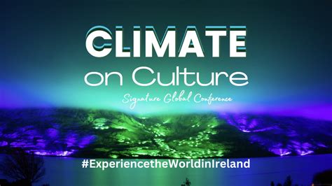 Tg4 Comhdháil Dhomhanda Climate On Culture 2024” Ar Siúl I Ngaillimh