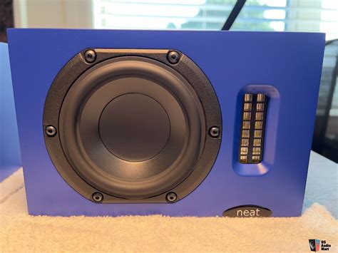 Neat Acoustics Iota Mini Speakers In Cool Ultramarine Blue Finish For