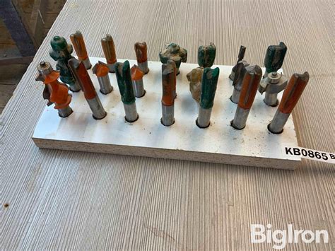 Assorted Router Bits Bigiron Auctions