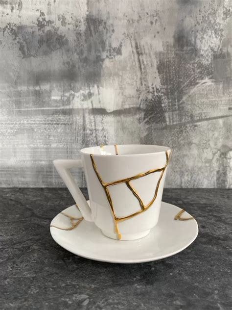 Kintsugi Cup And Saucer Holly And Co
